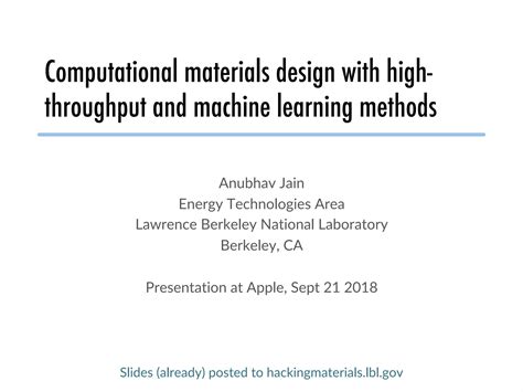 Computational Materials Design With High Throughput And Machine Learning Methods Pdf