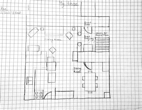 floor plan graph paper