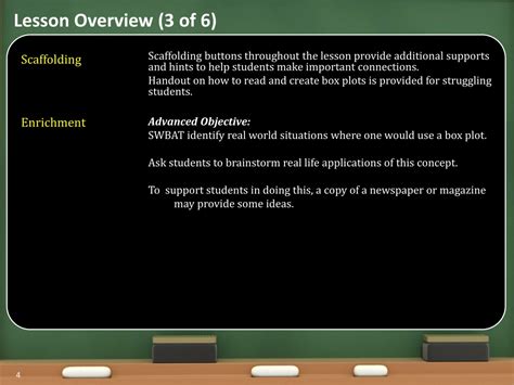 Ppt Displaying Numerical Data Using Box Plots Powerpoint Presentation