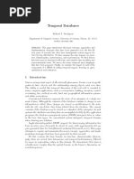 Temporal Databases | PDF | First Order Logic | Sql