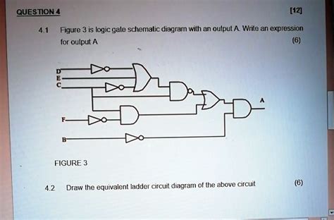 Question4 12 41 Figure 3 Is Logic Gate Schermatic Diagram With An