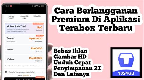 [Update] Cara Berlangganan Di Aplikasi Terabox | Cara Berlangganan ...