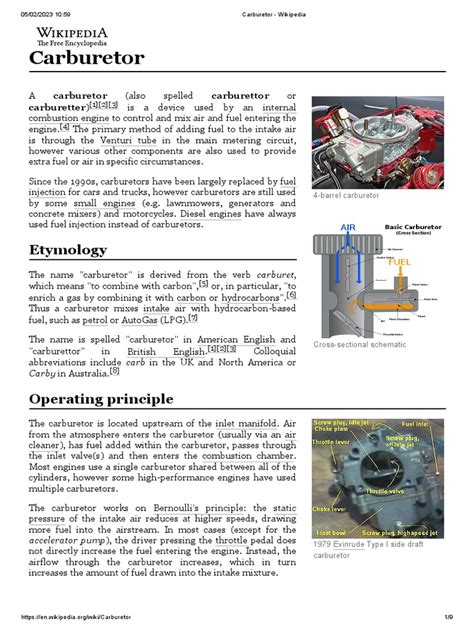 Carburetor Basics - How it Works | PDF | Carburetor | Throttle