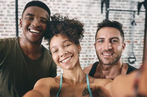 Another Day At The Gym With My Fitness Besties Three Sporty Young