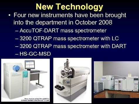 Mass Spectrometry In Forensic Science Erin Shonsey March