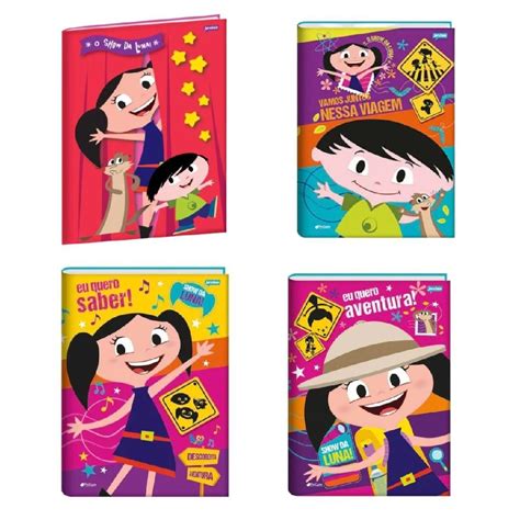 Caderno Capa Flexível Show Da Luna Jadaia Shopee Brasil