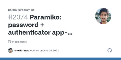 paramiko password authenticator app passcode autentification · issue