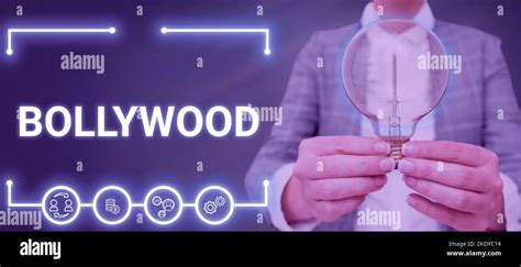 Sign Displaying Bollywood Business Overview Hollywood Refers To The