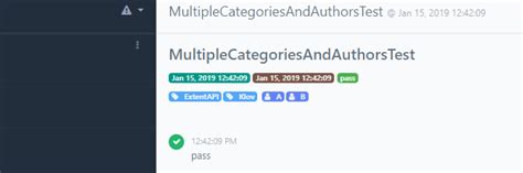 assigned test categories don t seem to work · issue 7 · extent