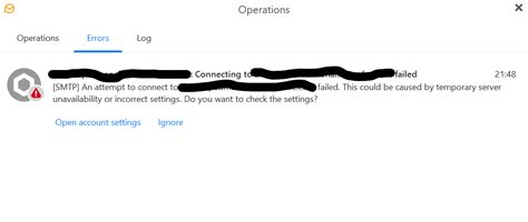 gmail smtp error pop up mail em client