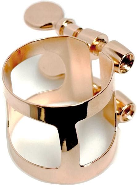 Yamaha ヤマハ 特注 ソプラノサックス リガチャー ピンクゴールド ヴェノーヴァ Ss 4c ラバー マウスピース用 Pgp