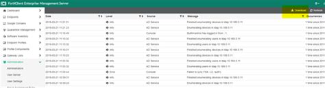 Technical Tip Reduce The Size Of An Ems Database Fortinet Community