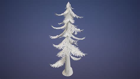 artstation stylized pine trees collection game assets