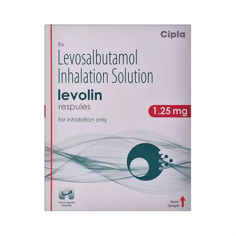 Buy Levolin 125mg Respules 25ml Online View Uses Review Price
