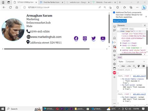 create clickable html email signature by m armaghan khan fiverr
