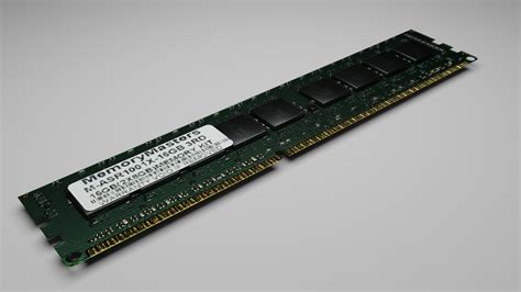 DDR SDRAM Memory Module D Model TurboSquid