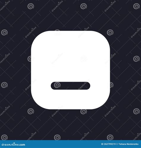 Minimize Button Dark Mode Glyph Ui Icon Stock Vector Illustration Of Minimize Button Dark Mode Glyph Ui Icon Stock Vector Illustration Of