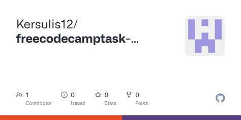 Github Kersulis Freecodecamptask Registration Form