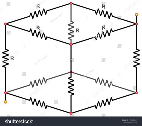 Famous Resistor Cube Resistance Conundrum Stock Vector Royalty Free 1754330969 Shutterstock