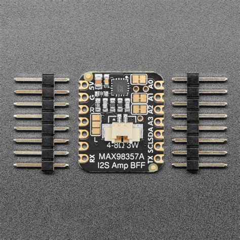 adafruit i2s amplifier bff add on for qt py and xiao the pi hut