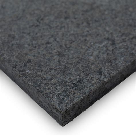 Charcoal Flamed Portuguese Dark Grey Granite Paving — Allgreen