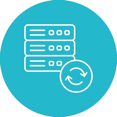 백업 아이콘 프리미엄 벡터