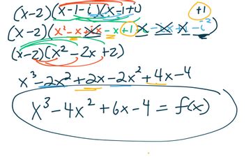 Writing A Polynomial From Zeros Educreations