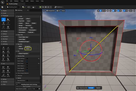 Modeling Mode Quick Start In Unreal Engine Unreal Engine 56 Documentation Epic Developer