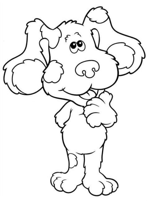 Blues Clues Coloring Pages Coloring Nation