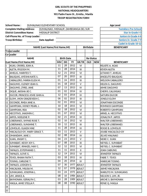 Gsp Registration Form Pdf Gsp Registration Form Pdf