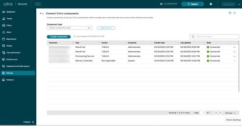 Manual Connection Of Citrix Infrastructure Monitor Director