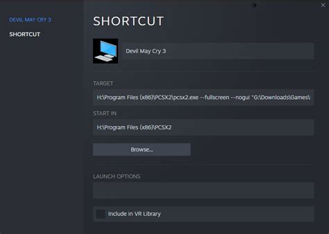Command Line Arguments Not Being Input In To Steam Launch Options Issue SteamGridDB