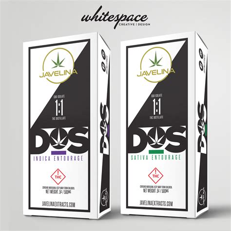 Dos Thc Branding And Packaging On Behance