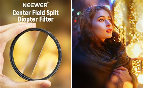 Neewer 77mm Center Field Split Diopter Effect Filter