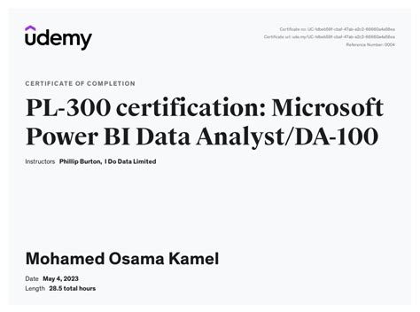 Mohamed Kamel On Linkedin Udemy Course Completion Certificate