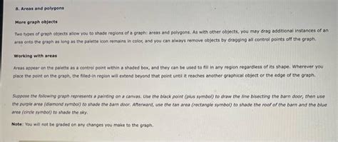 Solved 8 Areas And Polygons More Graph Objects Two Types Of
