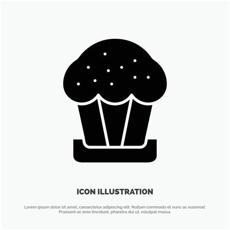 Cake Cup Food Easter Solid Glyph Icon Vector 13335434 Vector Art At Vecteezy