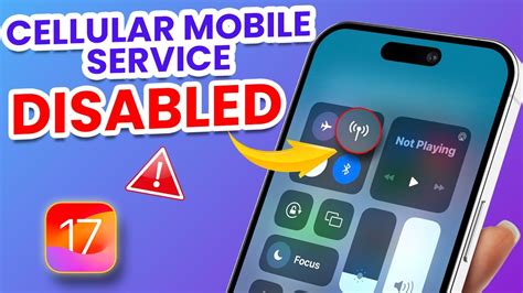 How to Fix Cellular Mobile Service Disabled on iPhone in iOS 17 | Cellular Data Not Working ...