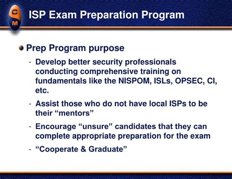 Ppt Ncms And The Industrial Security Professional Isp Certification