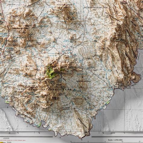Big Bend National Park Map 3d Map Geoartmaps