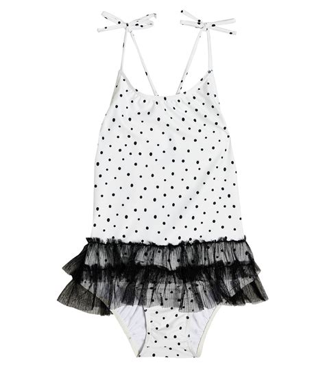 Formentera Polka Dot Swimsuit In White Suncracy Mytheresa
