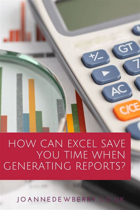 a calculator magnifying glass and pen with text how can excel save you