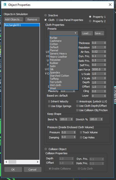Cloth Modifier In 3ds Max Graitec