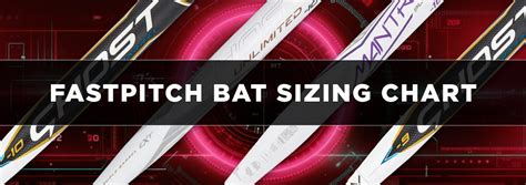 Fastpitch Softball Bat Sizing Chart Understanding Fastpitch Bat Sizes