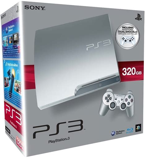 Sony Playstation 3 (PS3) Slim 320GB Satin Silver - Skroutz.gr