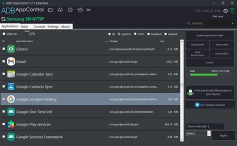 Extended Version - ADB AppControl