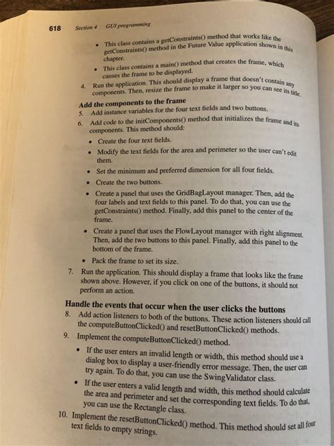 Solved Java Exercise 18 2 This Question Has Been Asked