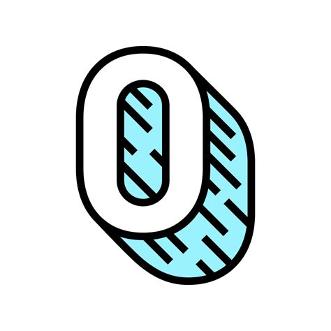Null Number Color Icon Vector Illustration 10299883 Vector Art At Vecteezy