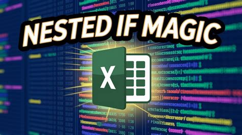How To Use Nested If Function In Microsoft Excel Youtube