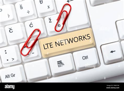 Writing Displaying Text Lte Networks Concept Meaning Fastest Network Connection Available For